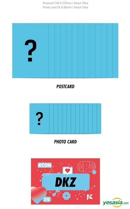 YESASIA: Image Gallery - DKZ - KCON 2022 JAPAN OFFICIAL MD - E. BEHIND PHOTO SET - North America ...