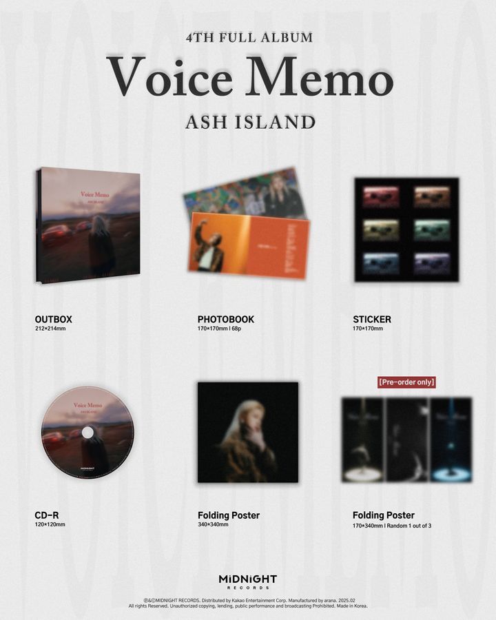 YESASIA: ASH ISLAND Vol. 4 - Voice Memo Music - ASH ISLAND, MIDNIGHT ...