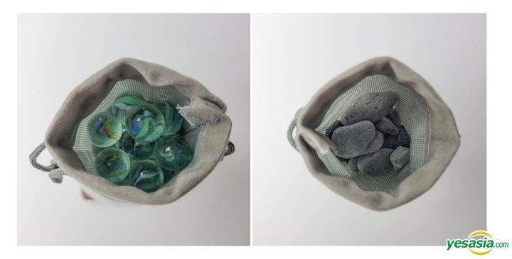 YESASIA: Squid Game Playing Marbles Set (Marbles 20 pcs + Pebbles ...