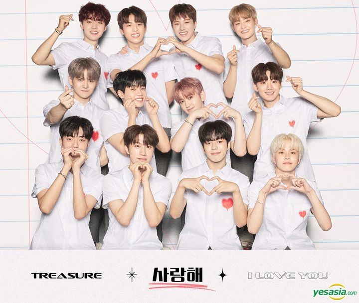 YESASIA: TREASURE 'I Love You' Official Goods - Scrap Pouch (Blue ...