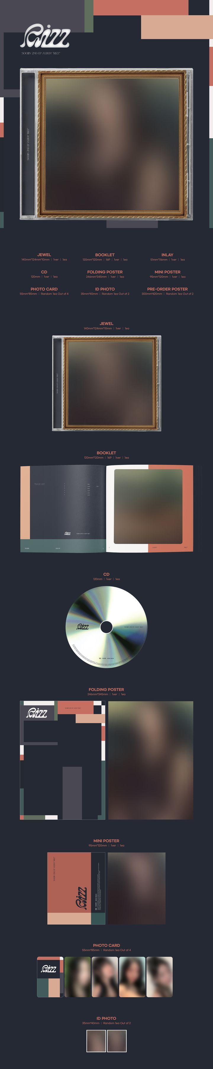 YESASIA: SOOJIN EP Album Vol. 2 - RIZZ (Jewel Version) Music - SOOJIN, BRD Entertainment ...