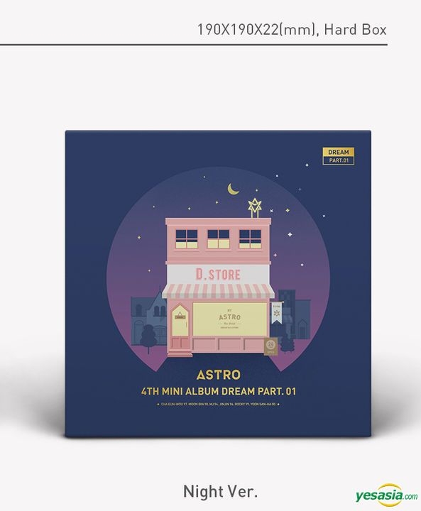 YESASIA: Astro Mini Album Vol. 4 - Dream Part.01 (NIGHT) + Poster in ...