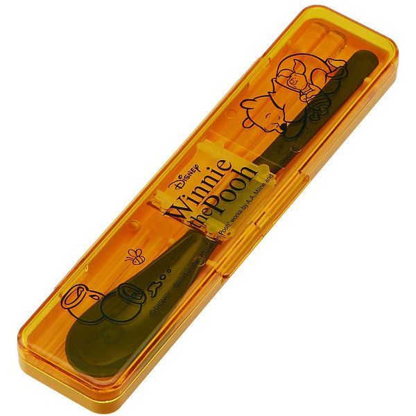 YESASIA: Winnie the Pooh Cutlery Set with Case - Skater - Lifestyle ...
