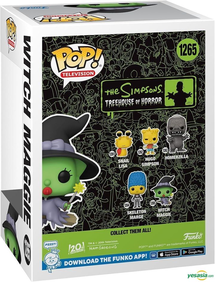 YESASIA: FUNKO POP! TELEVISION: The Simpsons: Witch Maggie (Vinyl ...