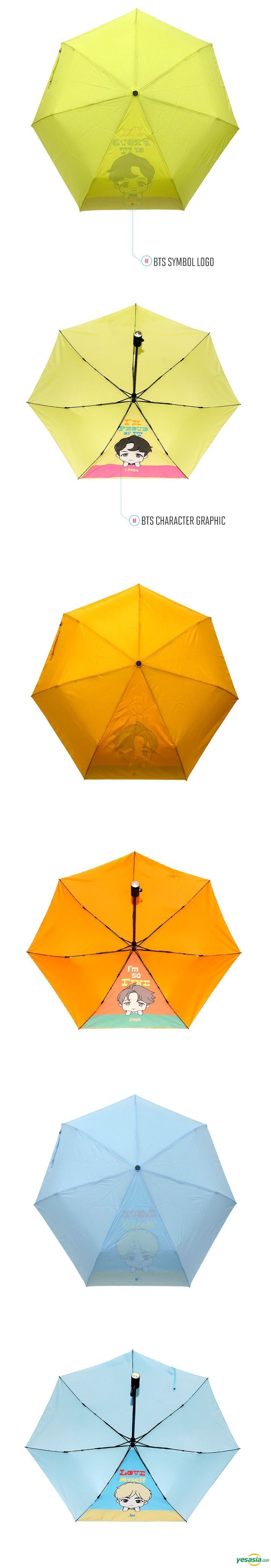 YESASIA: BTS - Character Member Folding Umbrella (Jin) MALE STARS,PHOTO ...