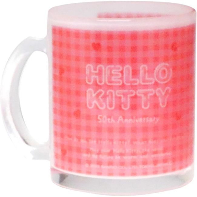 YESASIA: Hello Kitty 50th Glass Mug 300ml - Kanesho Toki - Lifestyle ...
