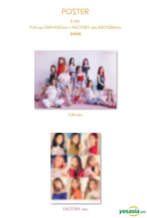YESASIA: fromis_9 Single Album Vol. 1 - FUN FACTORY (Fun Version ...