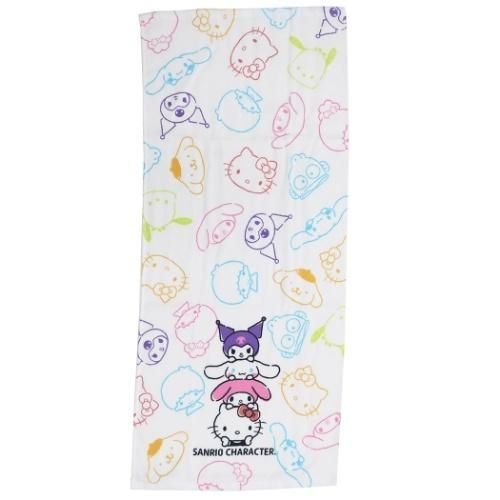 YESASIA: Sanrio Characters Bath Towel Gift Set - Marushin - Lifestyle ...
