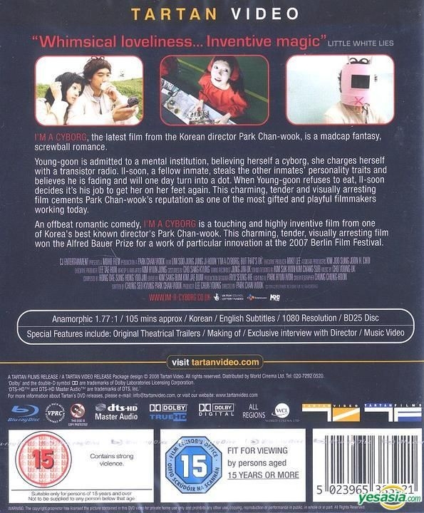 YESASIA: I'm A Cyborg, But That's OK (Blu-ray) (UK Version) Blu-ray - Rain (Jung Ji Hoon), Lim ...