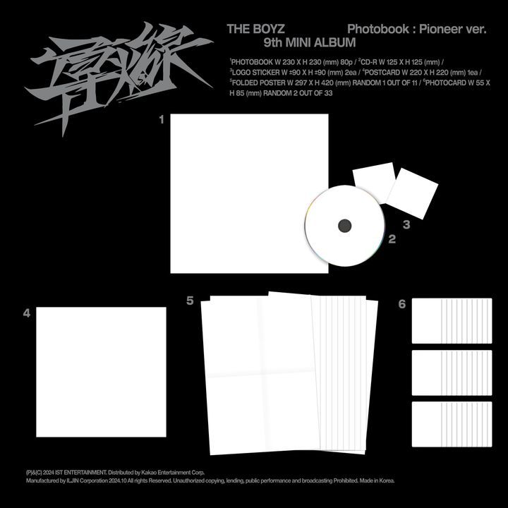 YESASIA : THE BOYZ Mini Album Vol. 9 (Photobook Ver.) (Pioneer Ver ...