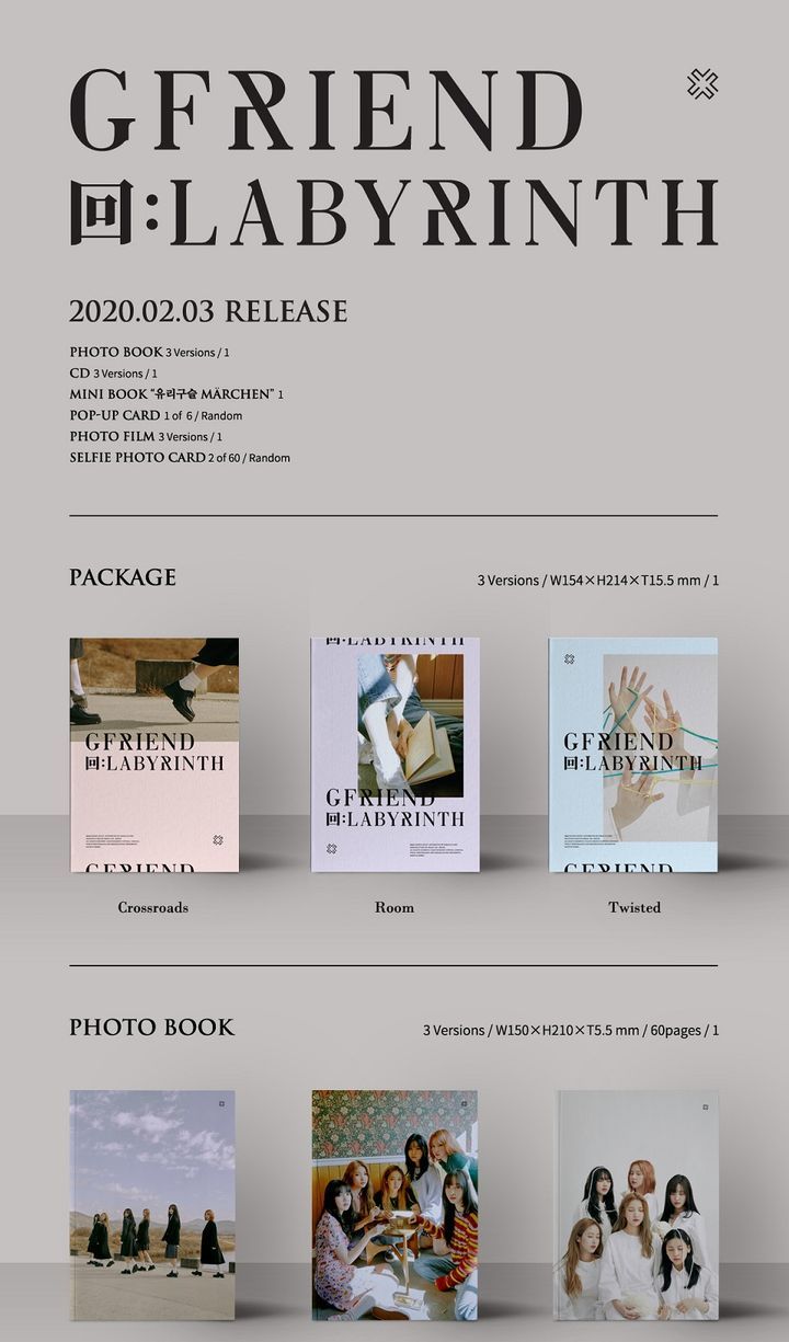 YESASIA: GFRIEND - LABYRINTH (Room Version) CD - GFRIEND, Kakao ...
