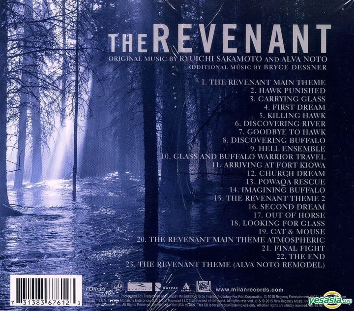 YESASIA : The Revenant Original Motion Picture Soundtrack (OST) (US ...
