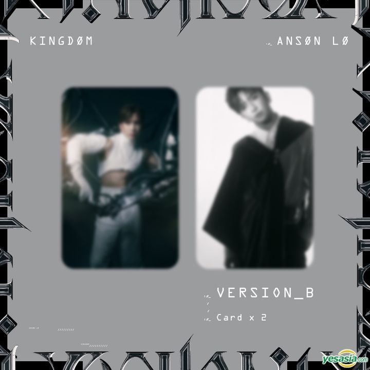 YESASIA: Anson Lo《 KINGDOM 》Version B Music - Anson Lo, MIRROR (Hong Kong), Music Nation Records ...
