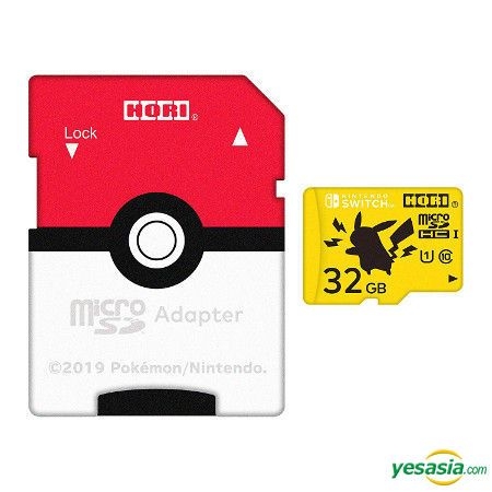 YESASIA: Image Gallery - Pokemon microSD Card for Nintendo Switch 32GB ...