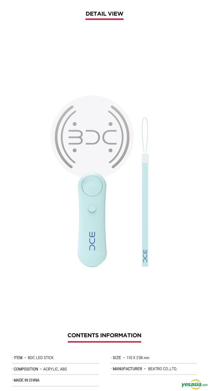 YESASIA: BDC Official Goods - LED Stick MALE STARS,GIFTS,GROUPS ...