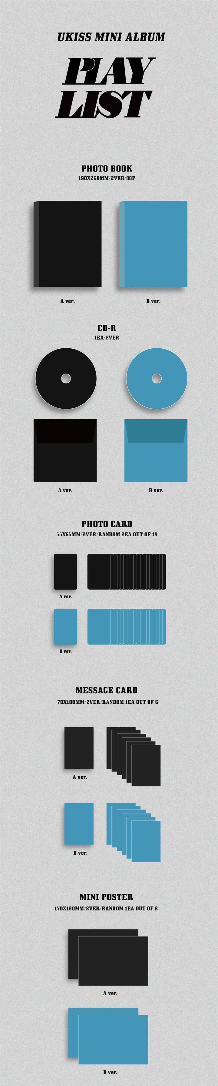 YESASIA: UKISS Mini Album - PLAY LIST (A Version) CD - U-Kiss, Tango ...