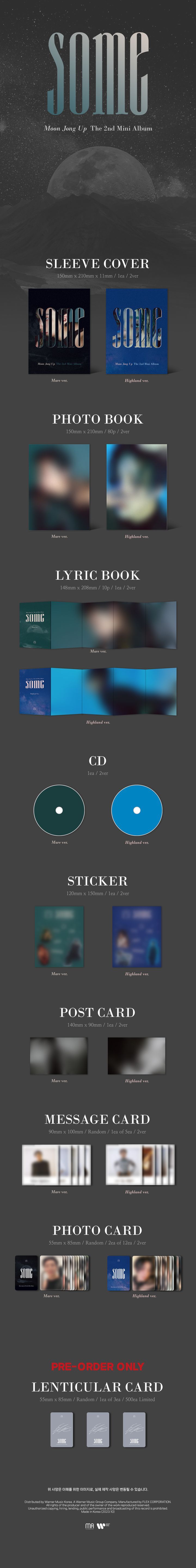 YESASIA: Moon Jong Up Mini Album Vol. 2 - SOME (Mare Version) CD - Moon ...