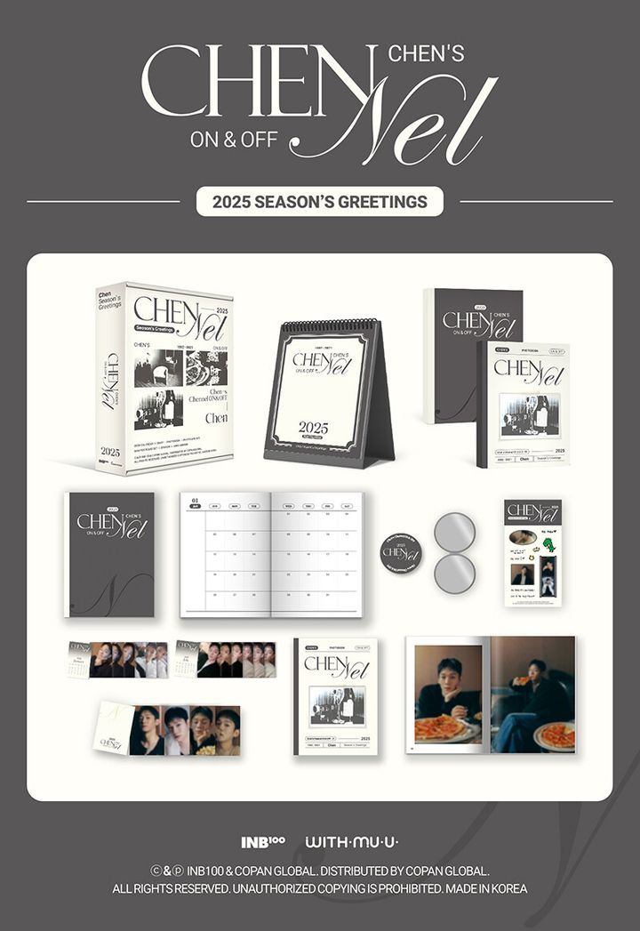 YESASIA: CHEN 2025 SEASON’S GREETINGS ‘Chen’s Chennel ON & OFF ...