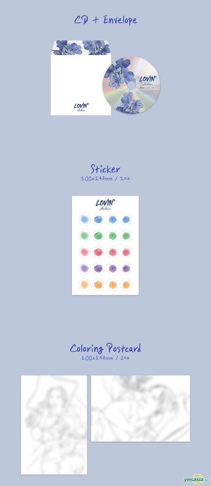 YESASIA: Ailee Mini Album Vol. 6 - LOVIN’ CD - Ailee, Dreamus - Korean ...