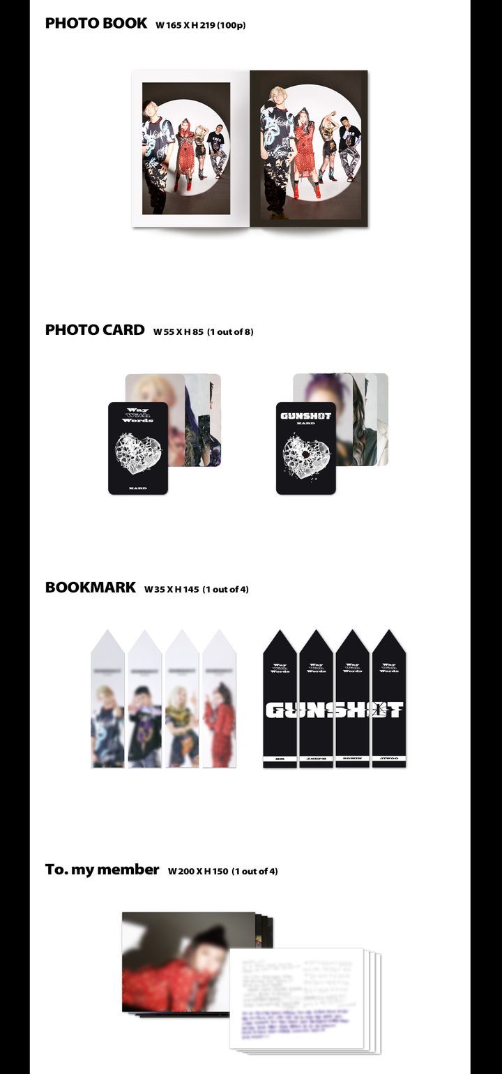 YESASIA: KARD Single Album Vol. 1 - Way With Words CD - KARD, DSP Media ...