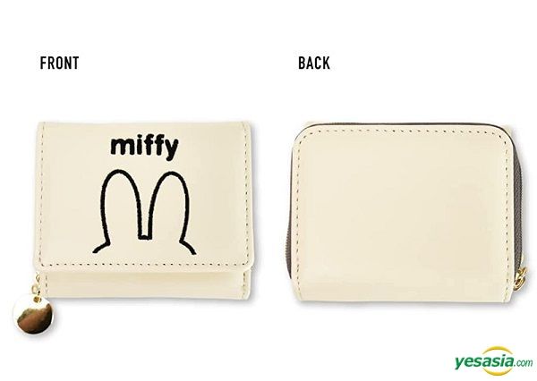 YESASIA: Image Gallery - Miffy : Ears Series Compact Wallet (White)