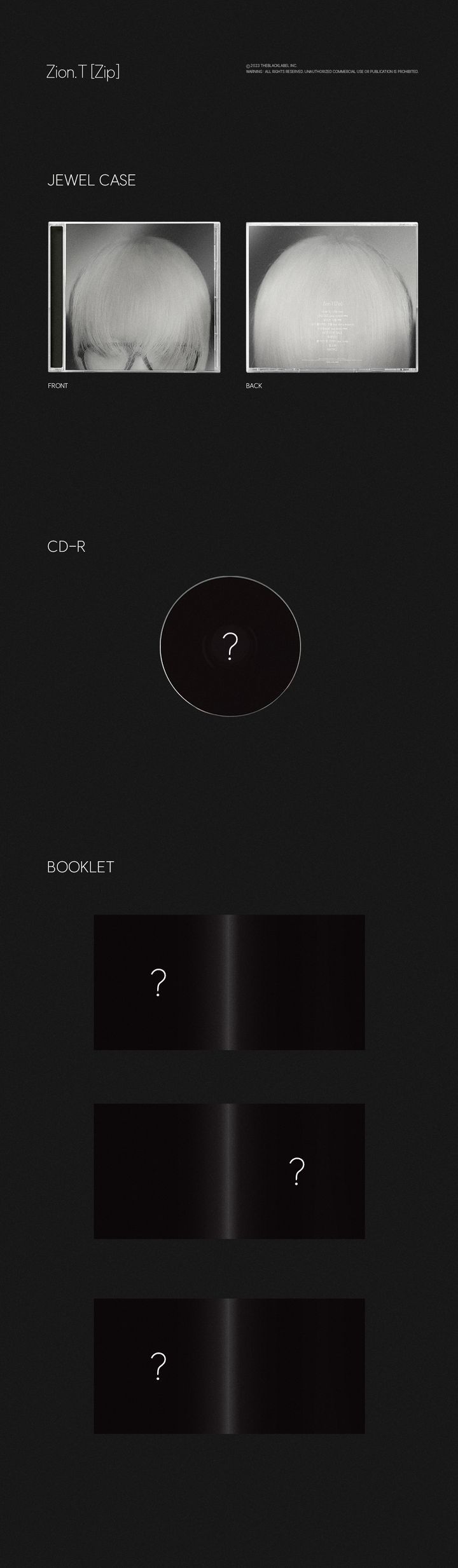 YESASIA: Zion.T Vol. 3 - Zip (Preorder Limited Edition) Music - Zion.T, THE BLACK LABEL - Korean ...