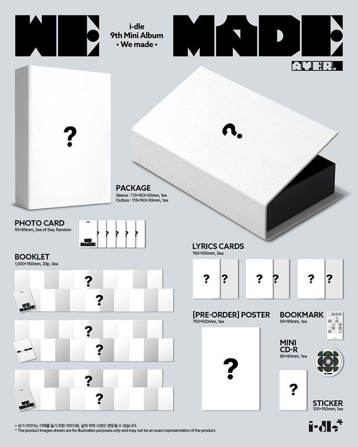 YESASIA: i-dle Mini Album Vol. 9 - We Made (A Ver.) Music - i-dle ((G)I ...