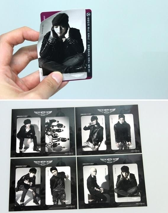 YESASIA: BTOB - Card Sticker Set Celebrity Gifts,MALE STARS,GIFTS,PHOTO ...