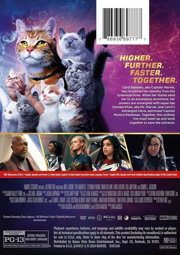 YESASIA: The Marvels (2023) (DVD) (US Version) DVD - Teyonah Parris, Iman Vellani, Marvel ...