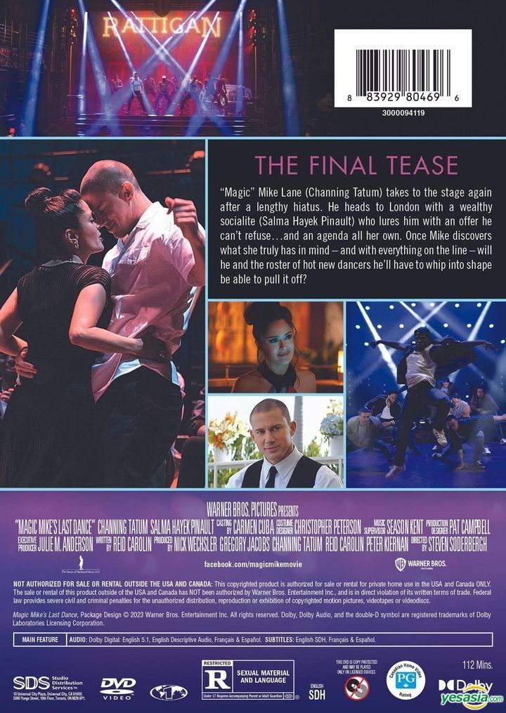 YESASIA: Magic Mike's Last Dance (2023) (DVD) (US Version) DVD - Salma ...