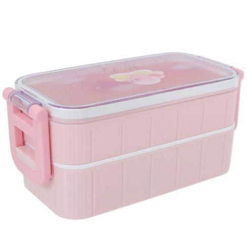 YESASIA: Kirby 2-Tier Lunch Box 600ml with Chopsticks PUPUPU STARLIGHT ...