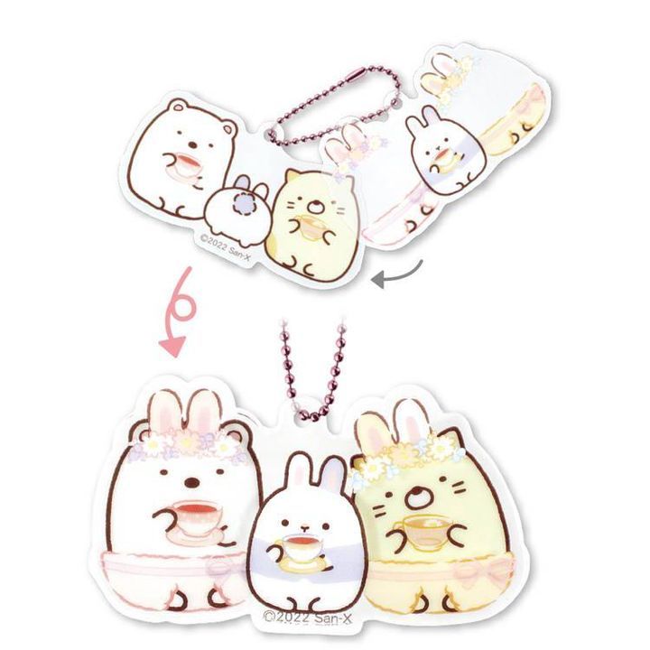 YESASIA: Sumikko Gurashi Acrylic Keychain (Rabbits) - T'S Factory ...