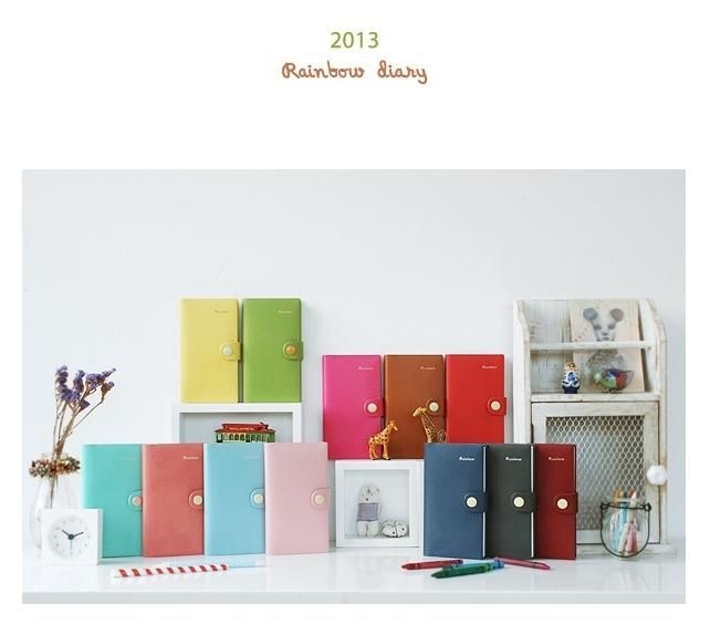 YESASIA: 2013 Rainbow Diary (Baby Pink) CALENDAR,GIFTS,PHOTO/POSTER ...