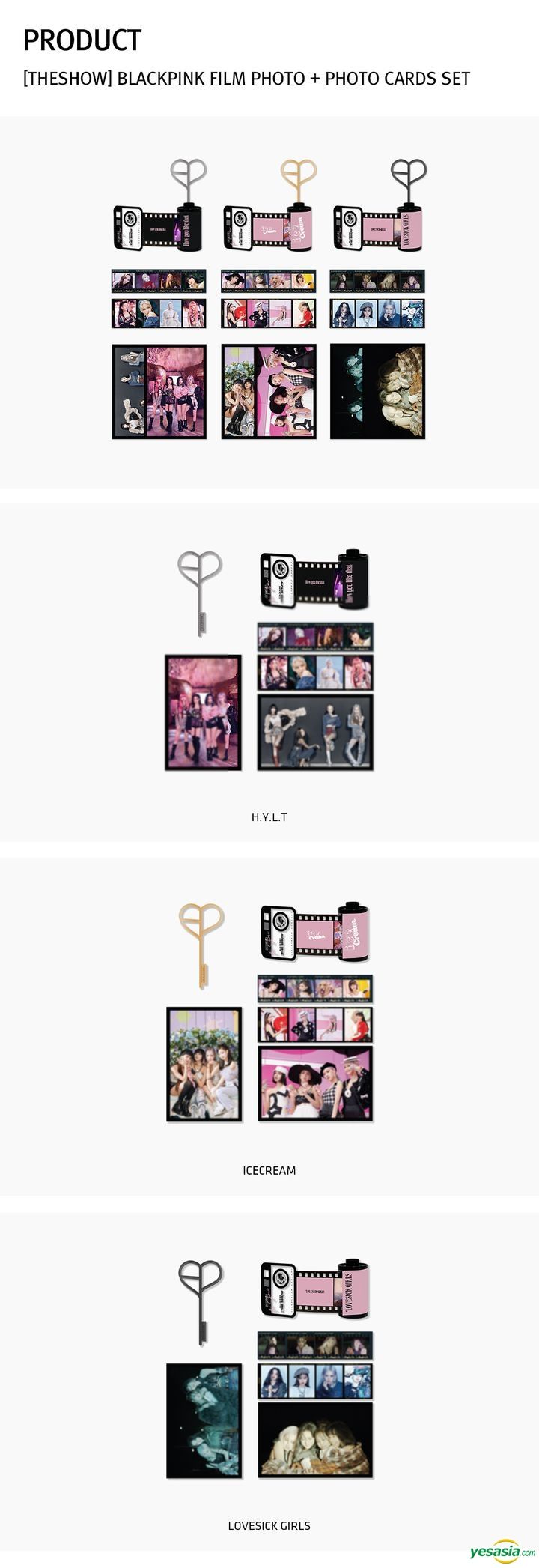 YESASIA : BLACKPINK 'The Show' Official Goods - Film Photo + Photo ...