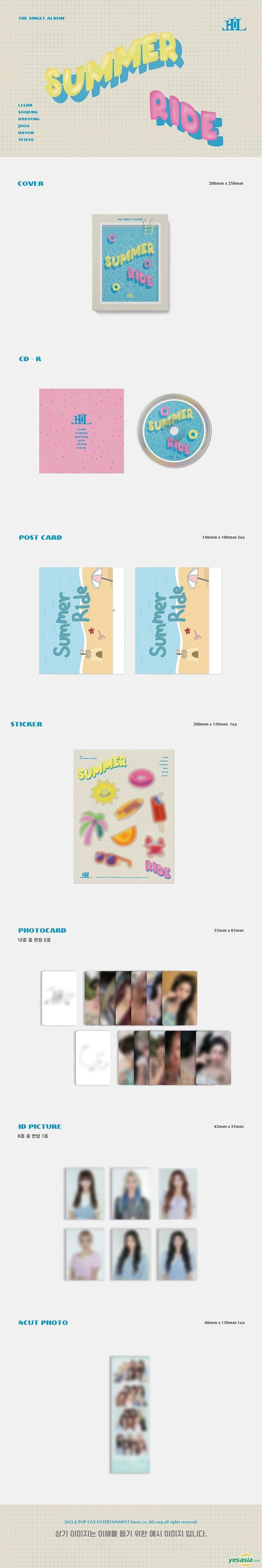 YESASIA: Hi-L Single Album Vol. 1 - Summer Ride CD - Hi-L, Kpop live ...