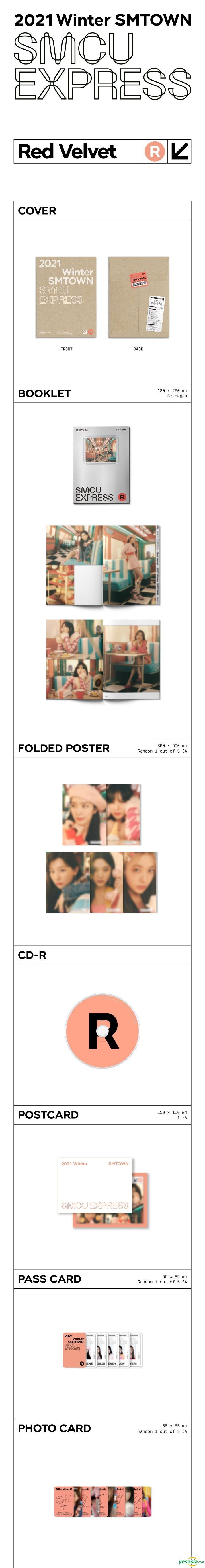 YESASIA: Red Velvet - 2021 Winter SMTOWN: SMCU EXPRESS Music - Red ...