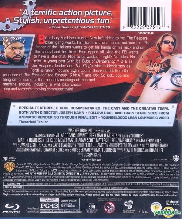 YESASIA: Torque (2004) (Blu-ray) (US Version) Blu-ray - Ice Cube ...