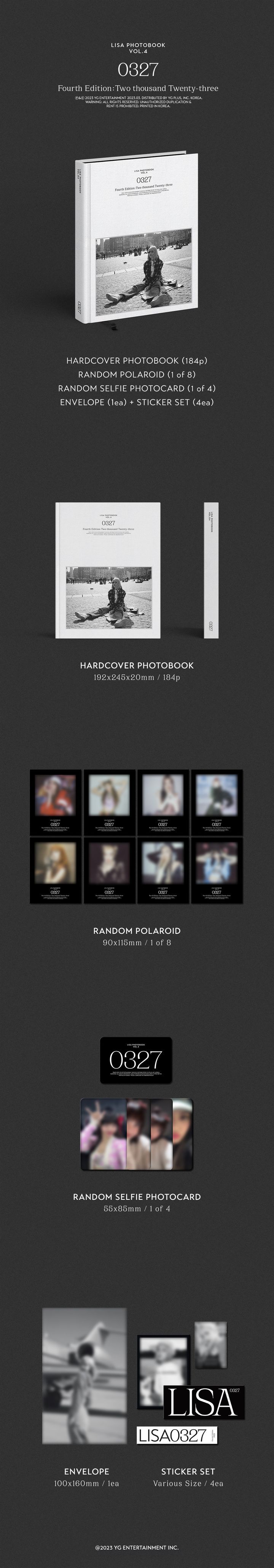 YESASIA: BLACKPINK: Lisa Photobook [0327] Vol. 4 Celebrity Gifts,FEMALE ...