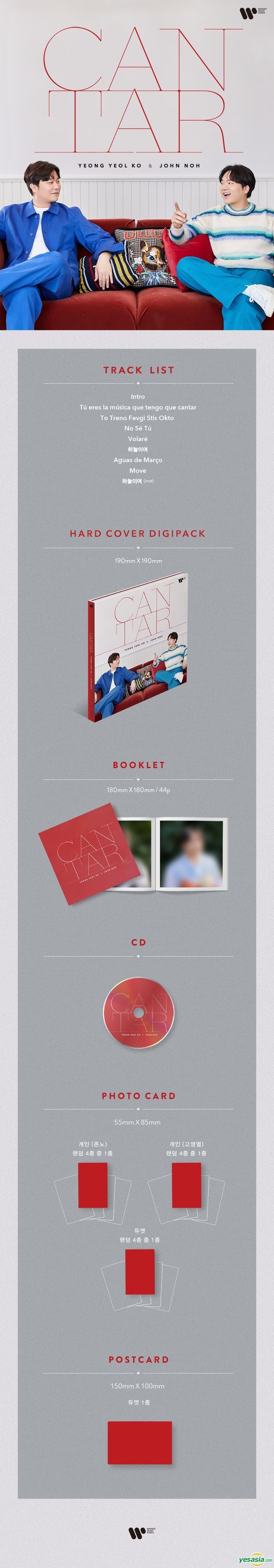 YESASIA: John Noh, Ko Yeong Yeol - CANTAR CD - Go Young Yoel, John Noh ...
