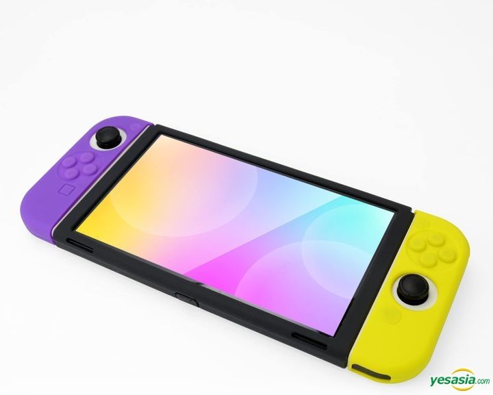 YESASIA: Nintendo Switch OLED Silicone Protect (Yellow x Purple) (Japan ...
