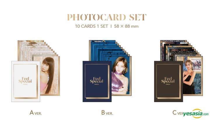 YESASIA: Twice Mini Album Vol. 8 - Feel Special (Random Version) + Random Photo Card Set ...