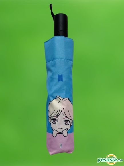 YESASIA: Image Gallery - BTS Sky Blue Automatic Folded Umbrella (V)