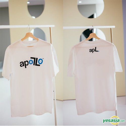 YESASIA: Apollo - T-Shirt (White) (Size M) PHOTO/POSTER,Celebrity Gifts ...