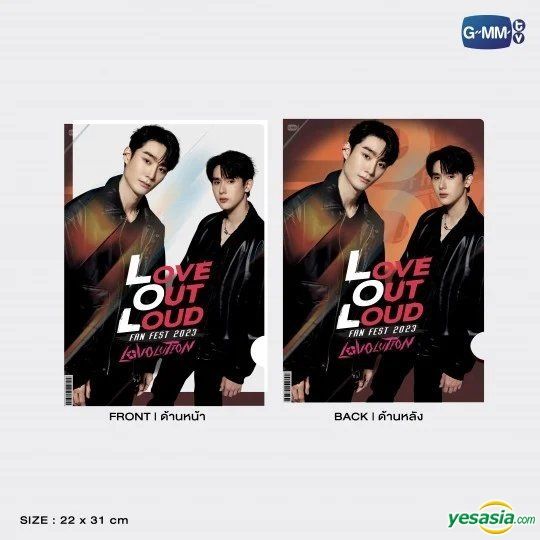 YESASIA: Love Out Loud Fan Fest 2023 LOVOLUTION - Force & Book Folder ...