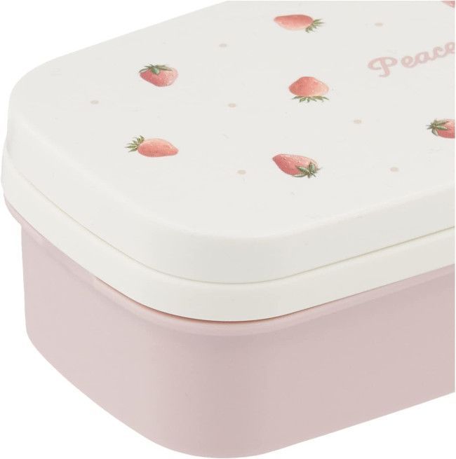 YESASIA: Peace and Smile/Ichigo 2-Tier Lunch Box (340ml+300ml) - OSK - Lifestyle & Gifts - Free ...