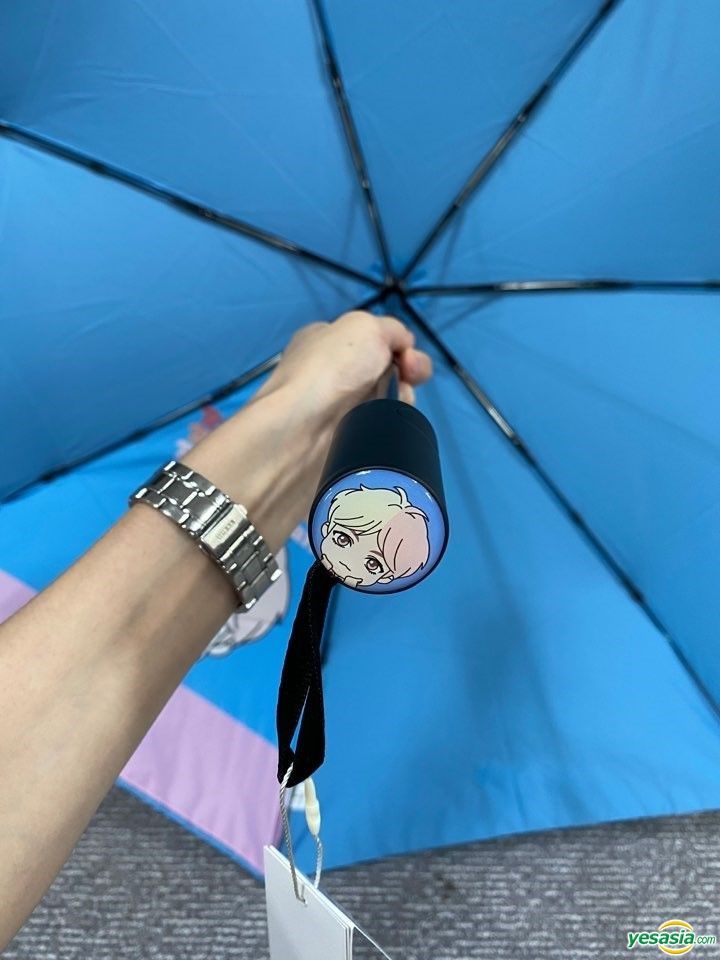 YESASIA: Image Gallery - BTS Sky Blue Automatic Folded Umbrella (V)