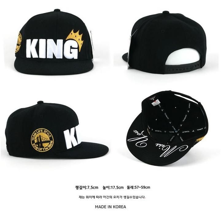 YESASIA: HyunA (4Minute) Style - KING Hip Hop Cap (Red) Celebrity Gifts ...