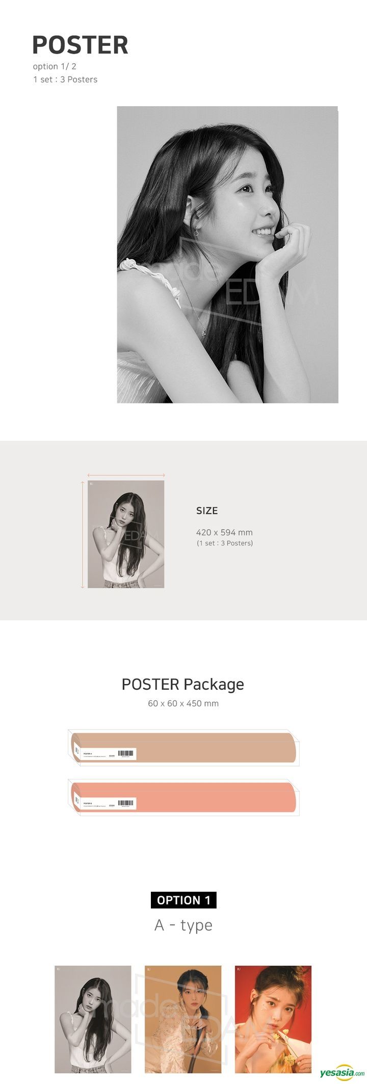YESASIA: Image Gallery - IU [April, 2020] Official Goods - Poster (Type B)