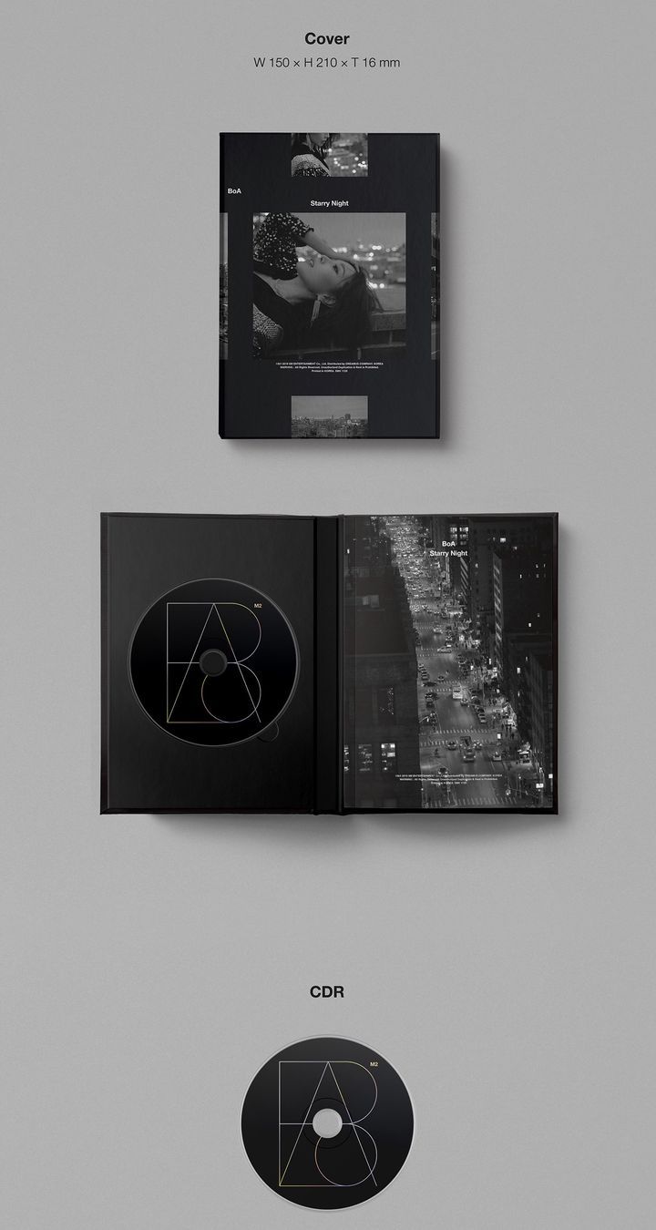 YESASIA: BoA Mini Album Vol. 2 - Starry Night + Random Poster in Tube ...