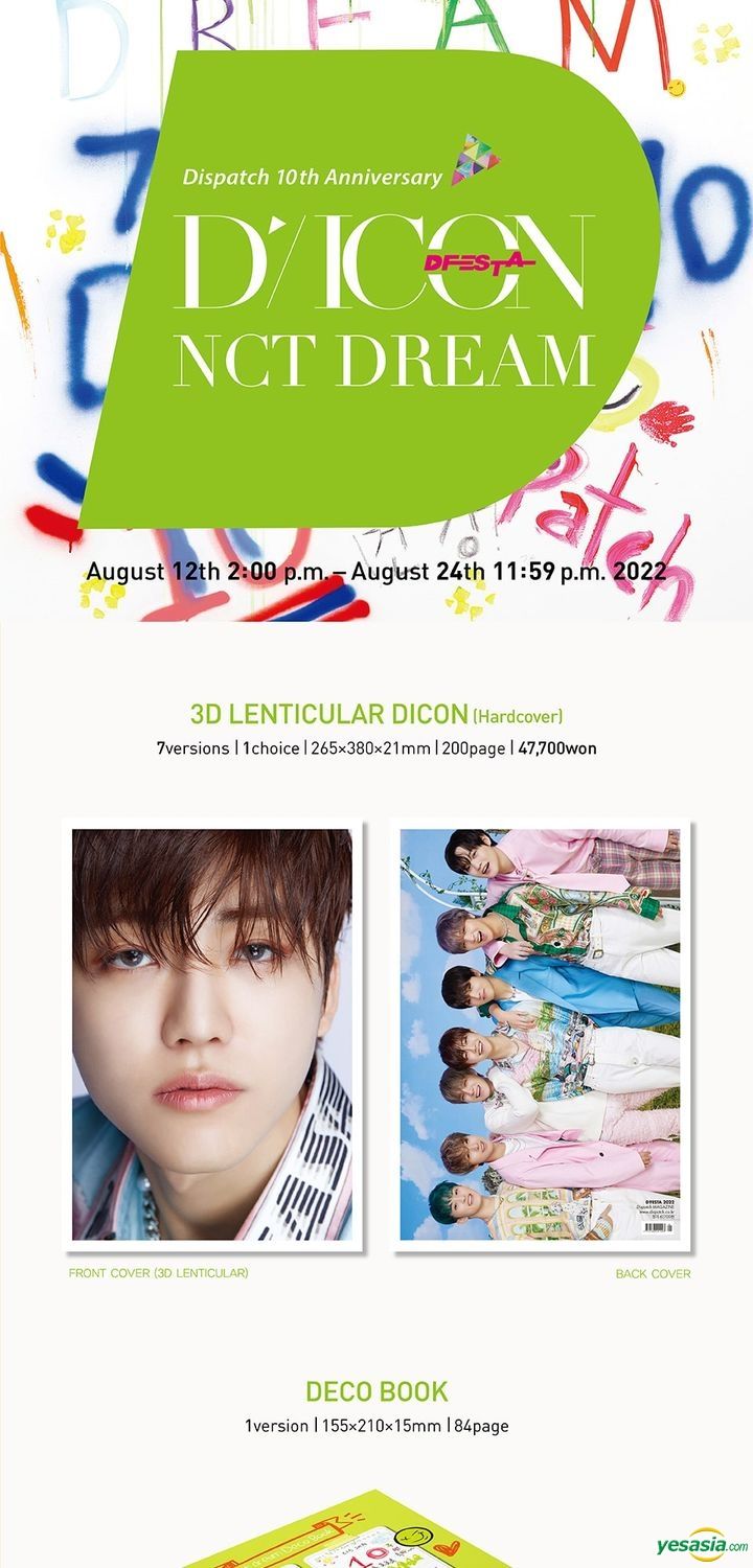 YESASIA: Dispatch 10th Anniversary DICON D’FESTA NCT DREAM : 07 JISUNG ...